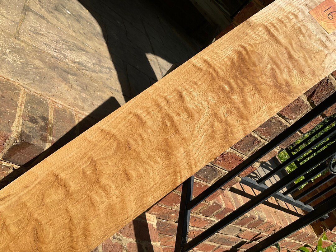 Quilted White Oak Flatsawn FAS-KD 1x7.5x37.5 - Etsy