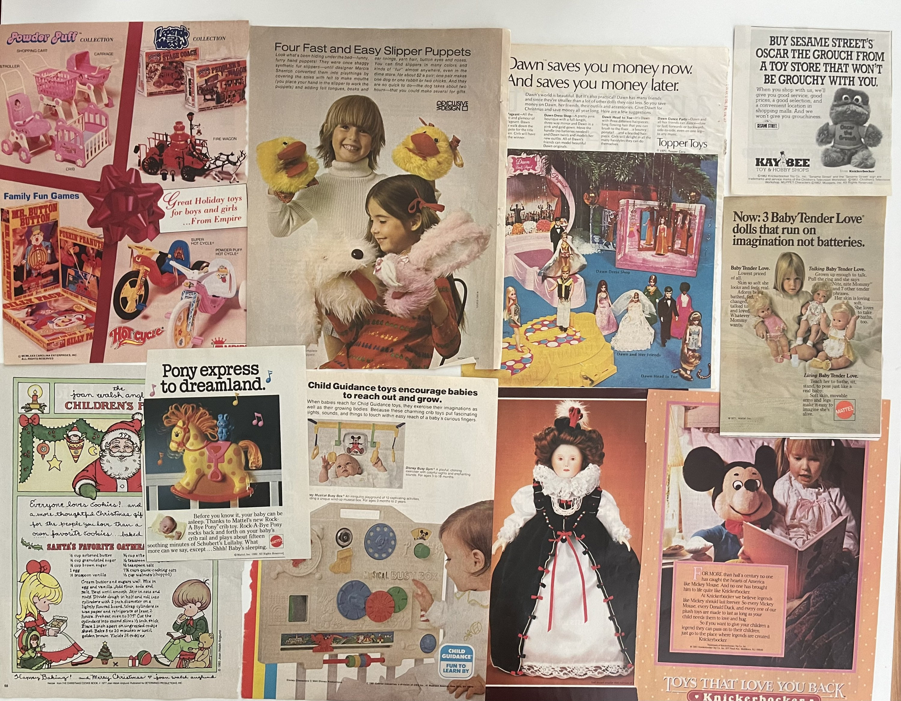 Mattel 70s Magazine Ads