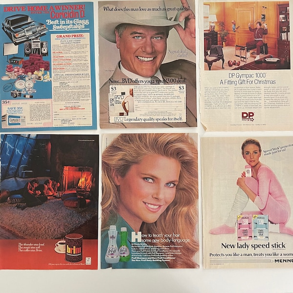 Vintage Magazine Ads - Etsy