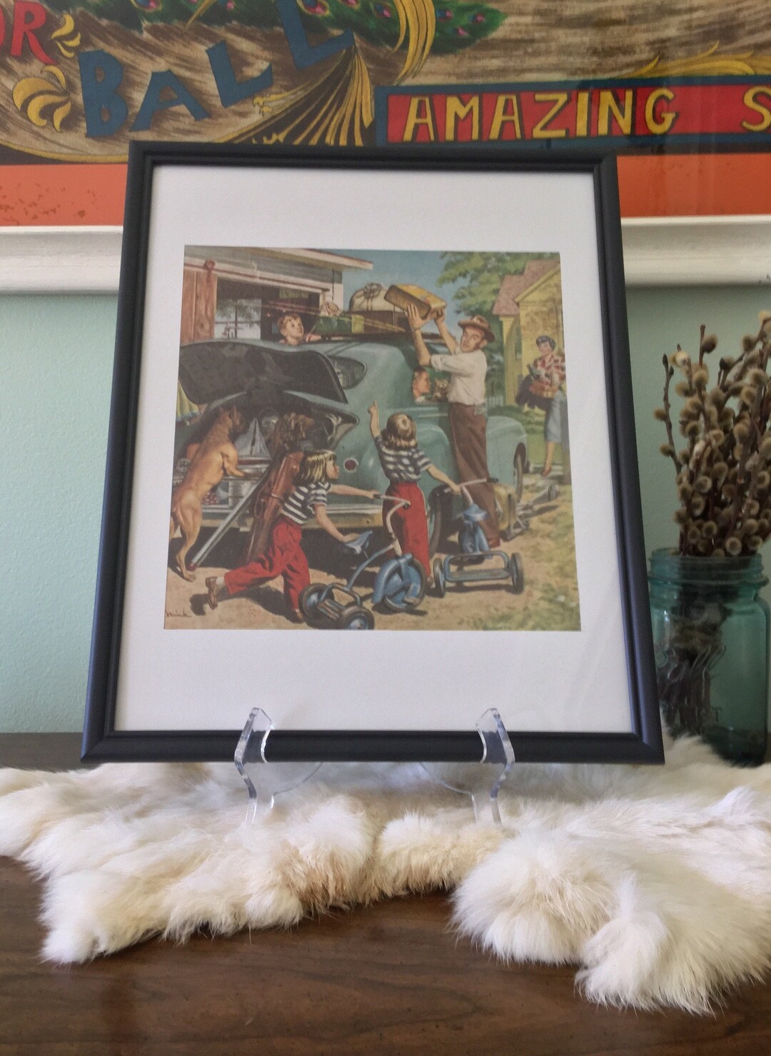 REVISTA COLLIERS Portada vintage Julio de 1950 Por Dave Mink Arte de ...