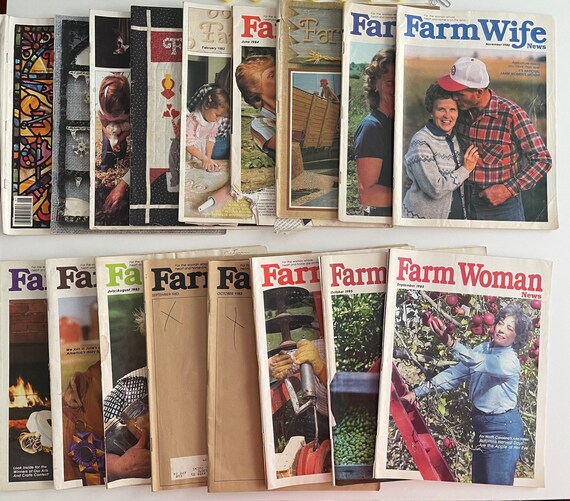FARM WIFE & FARM Vintage 1980s Woman Country Magazines Lot of - Etsy