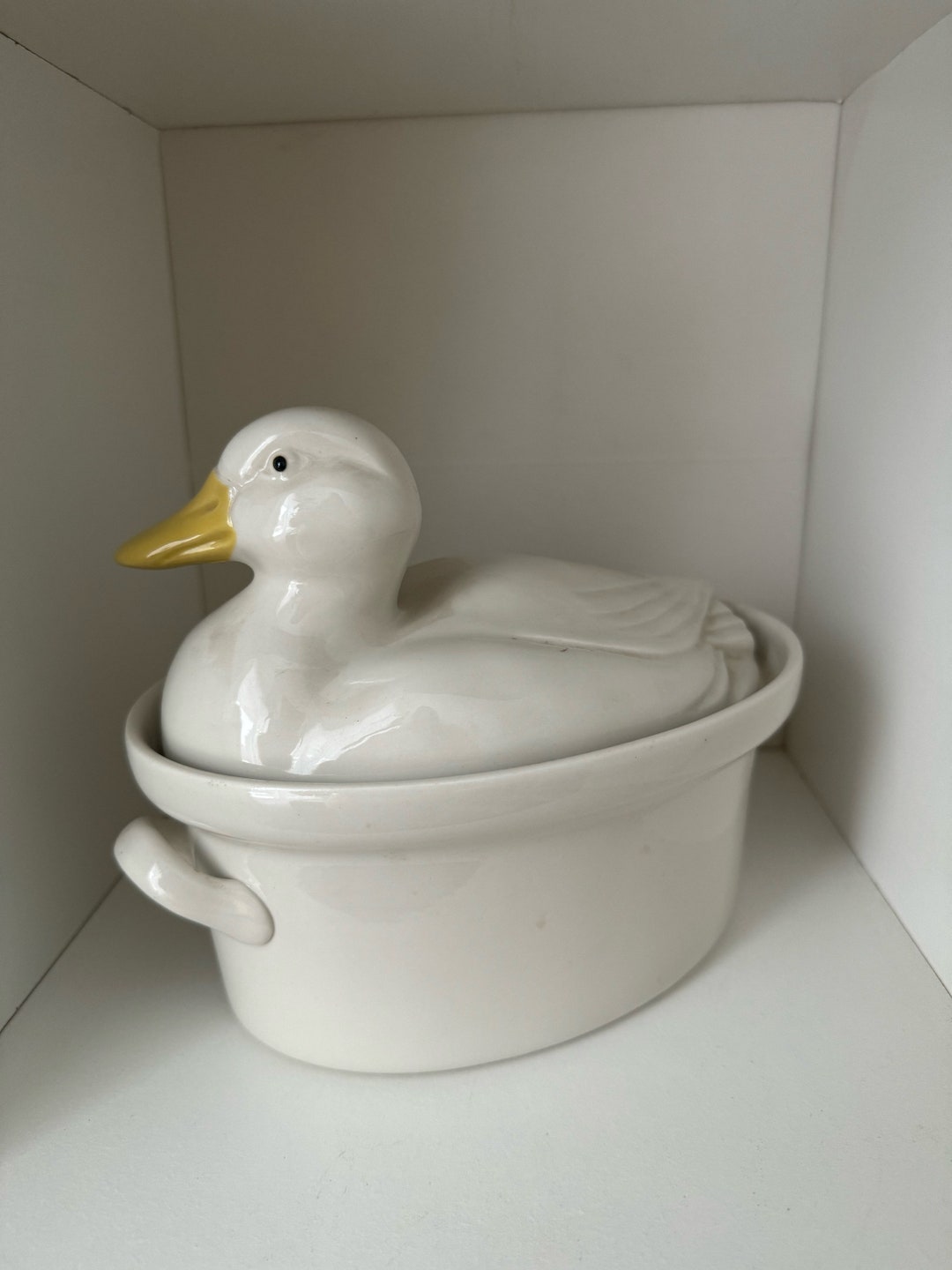 CARBONE HALL Vintage Duck Tureen - Covered Casserole Soup Dish - #1935 ...