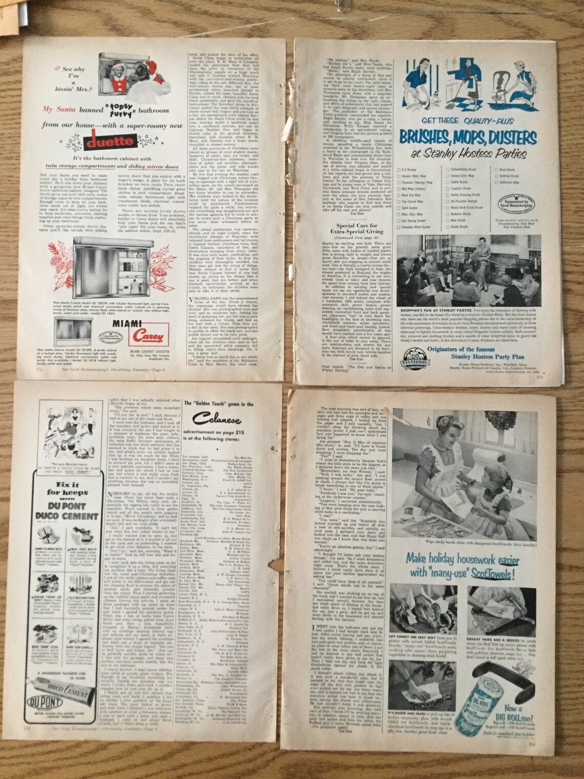 GOOD HOUSEKEEPING Vintage Mini Paper Ads Lot for Scrapbooking | Etsy