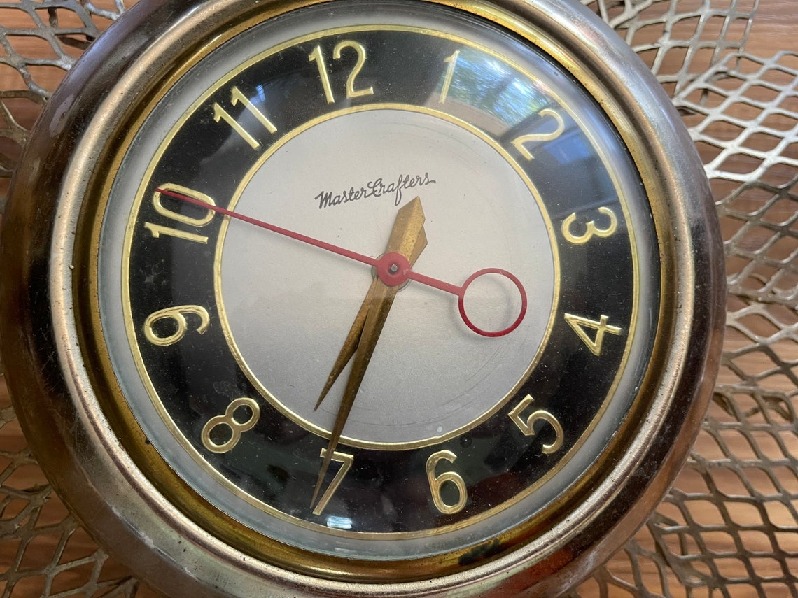 MASTERCRAFTERS Midcentury Starburst Wall Clock U.S. Electric - Etsy