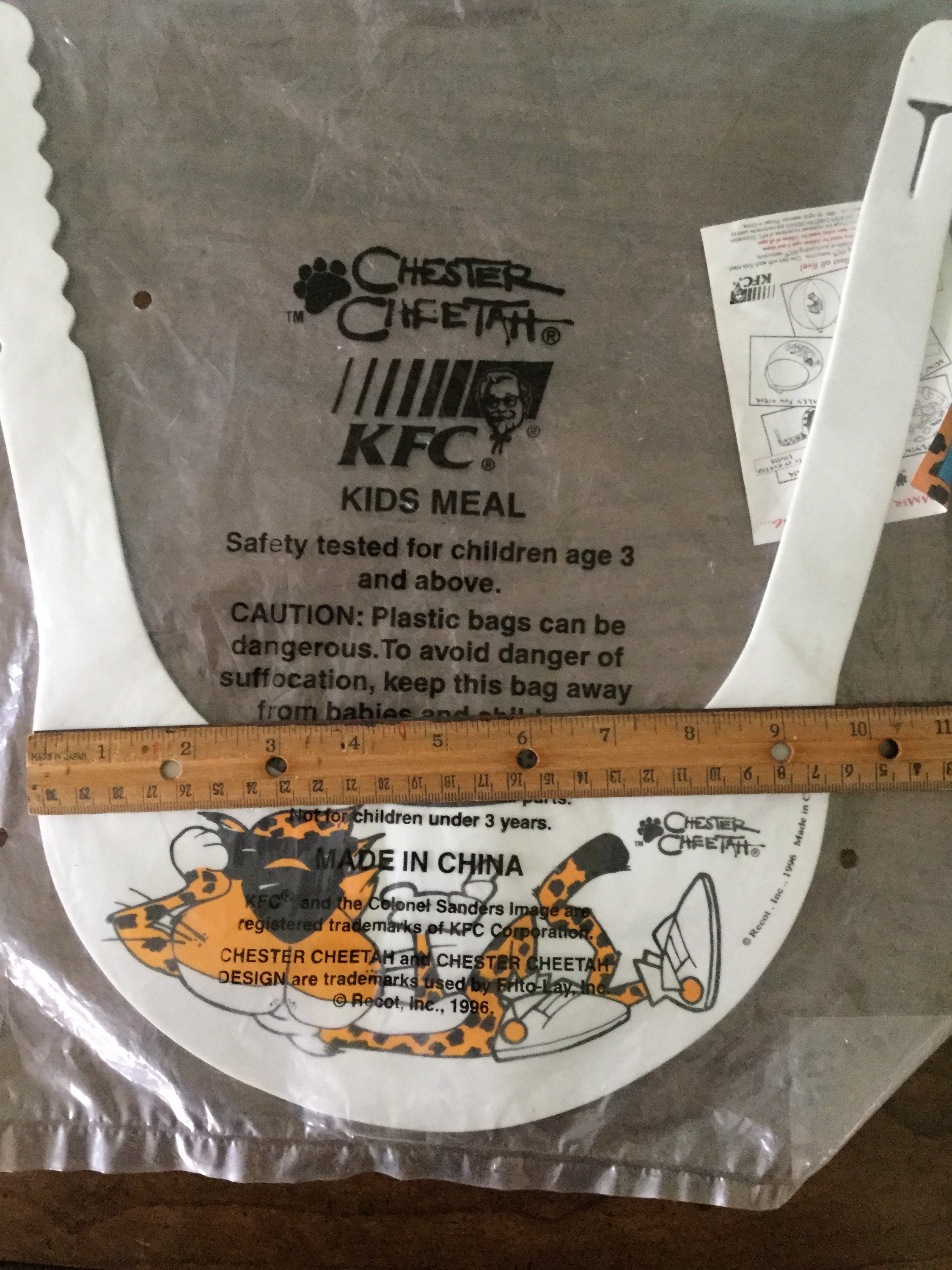 CHESTER CHEETAH Vintage Kids Meal Visor KFC Fast Food - Etsy UK