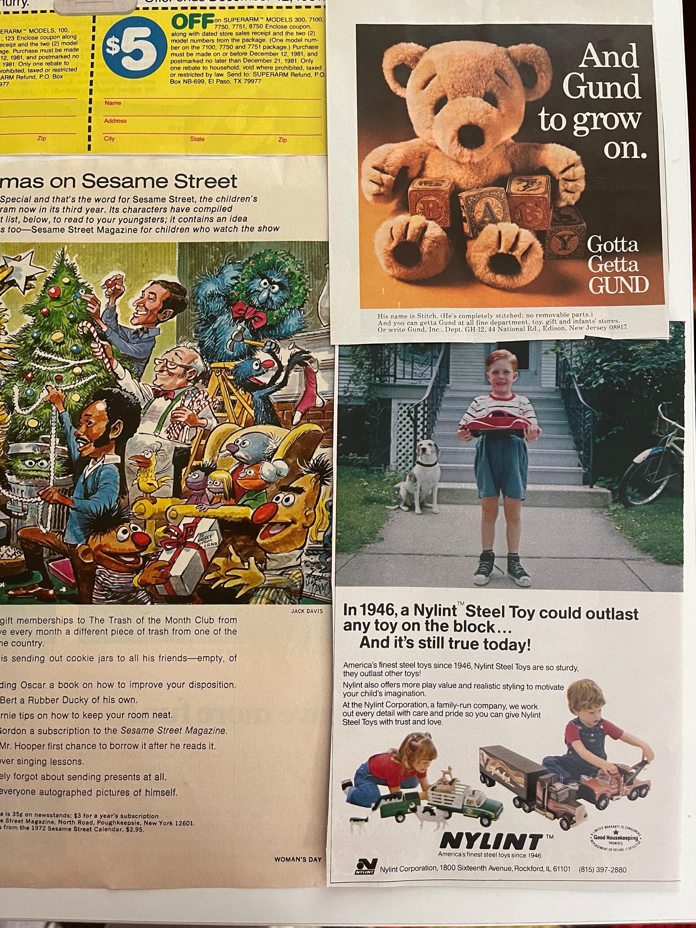 Magazine Ads For Kids Toys