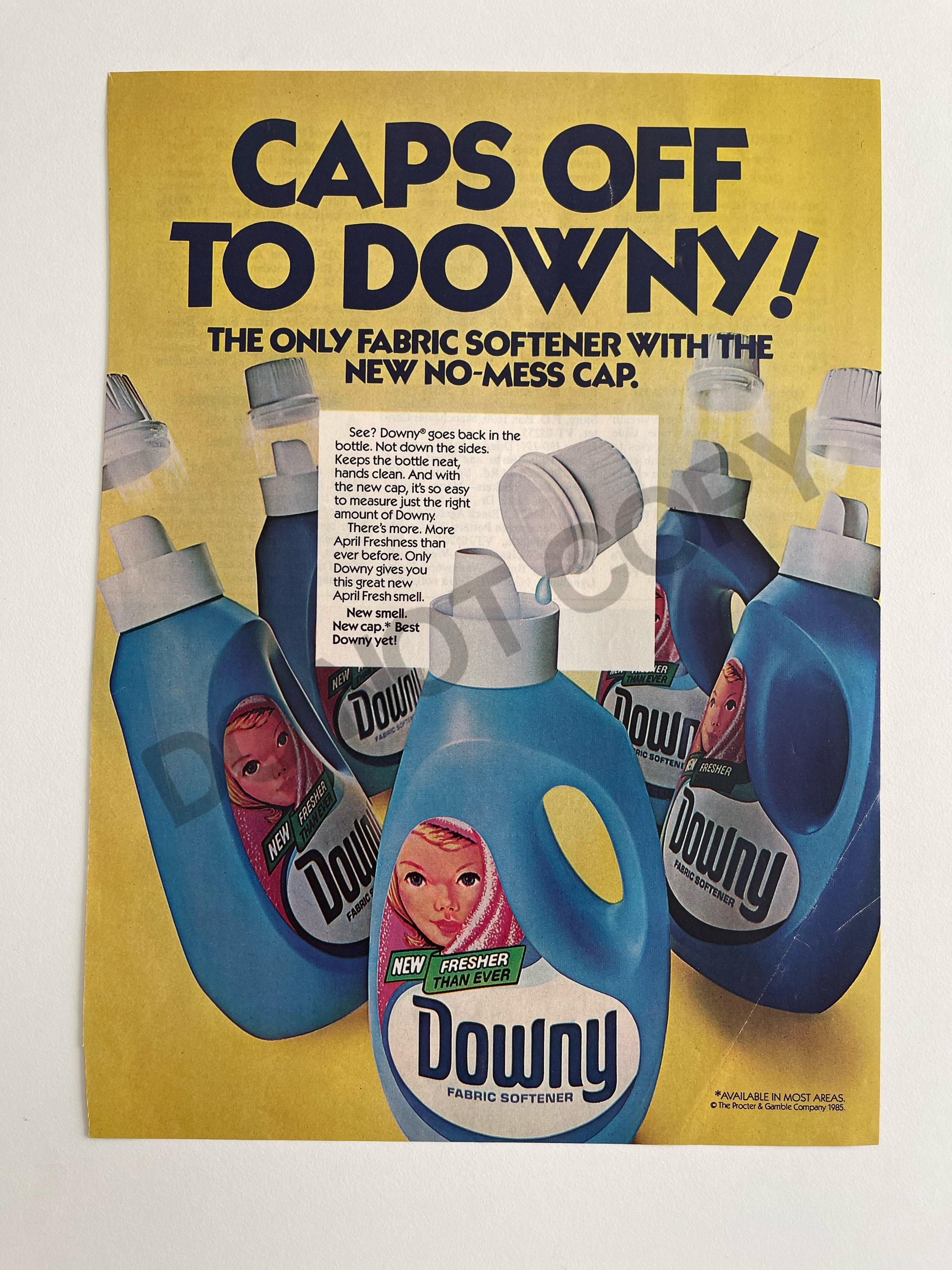 Downy Fabric Softener Advertisement