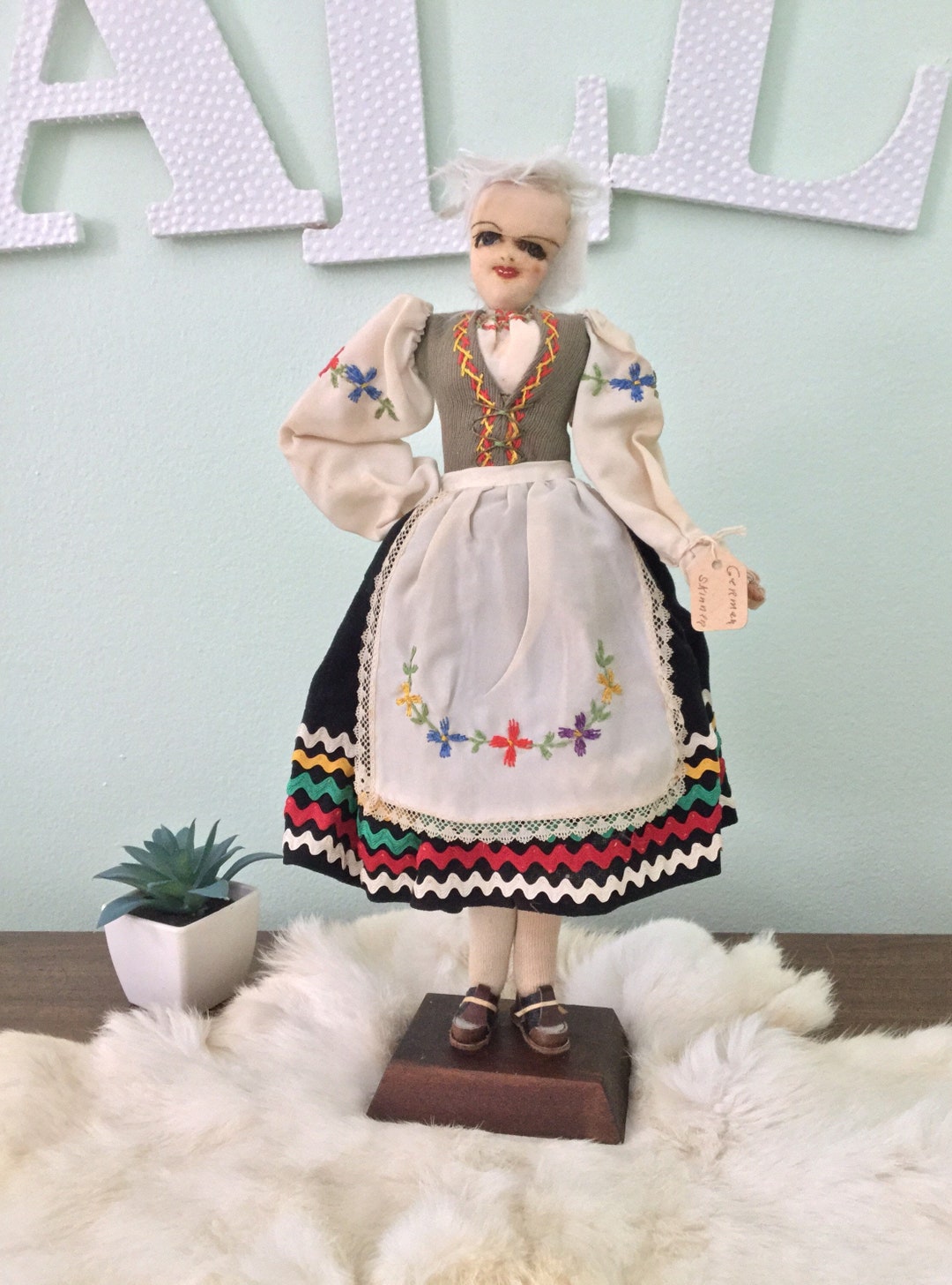 FOLK DOLL Antique European German mule Skinner Uniform on Stand 833 - Etsy