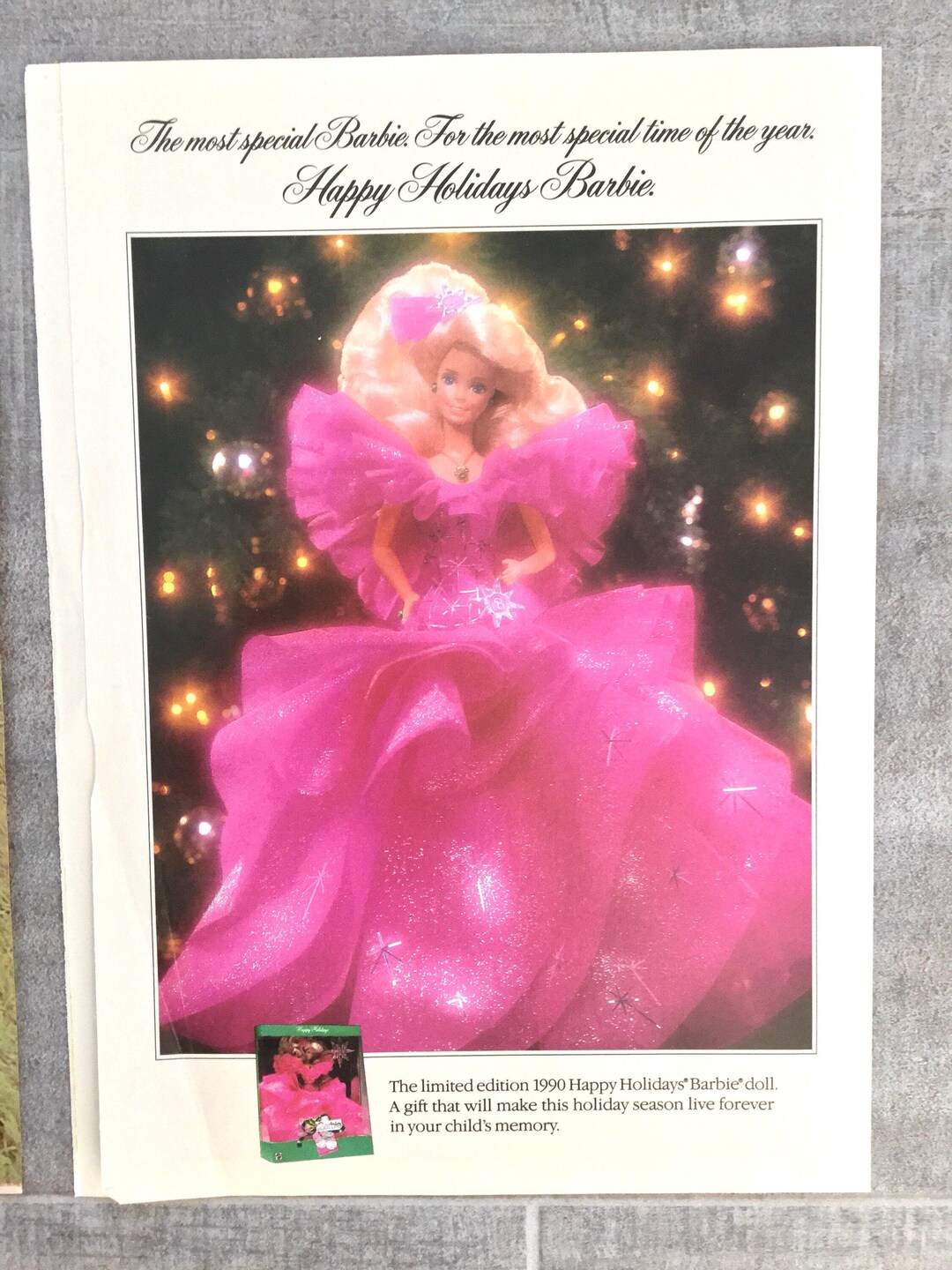 BARBIE Products Vintage Magazine (3) Ads - 1970-90’s Magazine Pages ...
