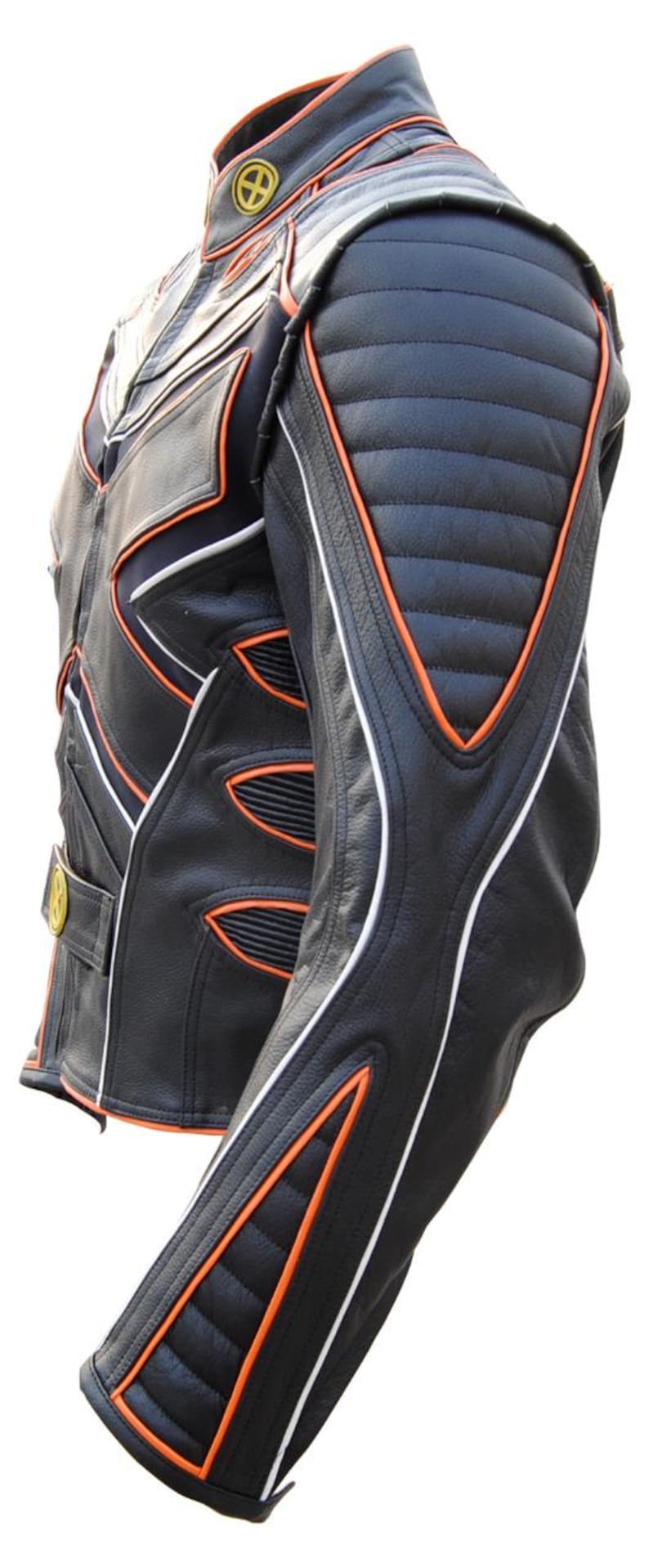X-men 3 Leather Motorcycle Jacket: Wolverine Costume, Cowhide Leather ...