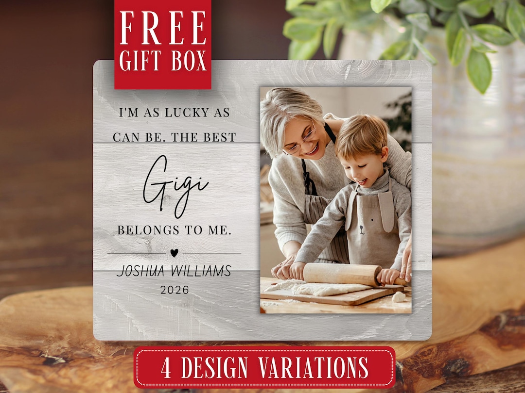 Gigi Gift, Personalized Gigi Picture Frame, Custom Mother's Day Gift ...