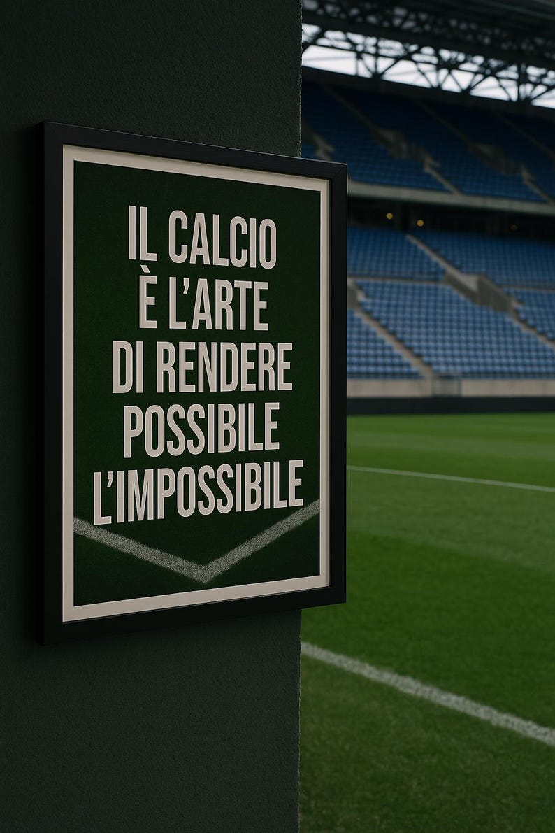 Printable Football Motivational Poster – “football is the Art of Making ...