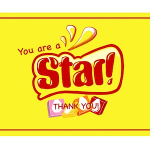 Starburst Gift Tag! Digital Download - Etsy