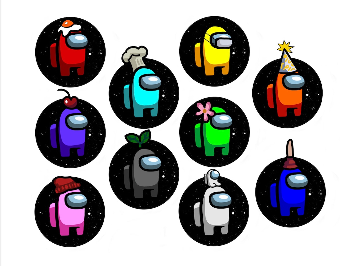Among Us- Party Decor-6 in 1! Digital Download! - Etsy