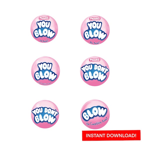 Blow Pop Gift Tag Digital Download - Etsy
