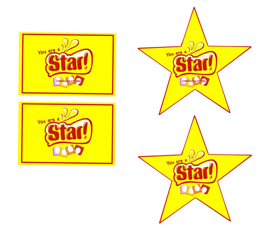 Starburst Gift Tag! Digital Download - Etsy