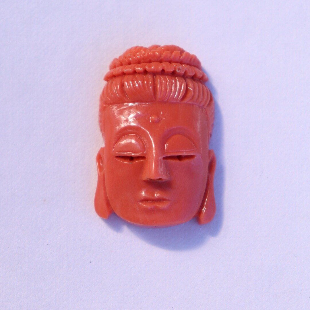 NO TARIFF Carved Momo Coral Buddha for Pendant Brooch or Necklace - Etsy