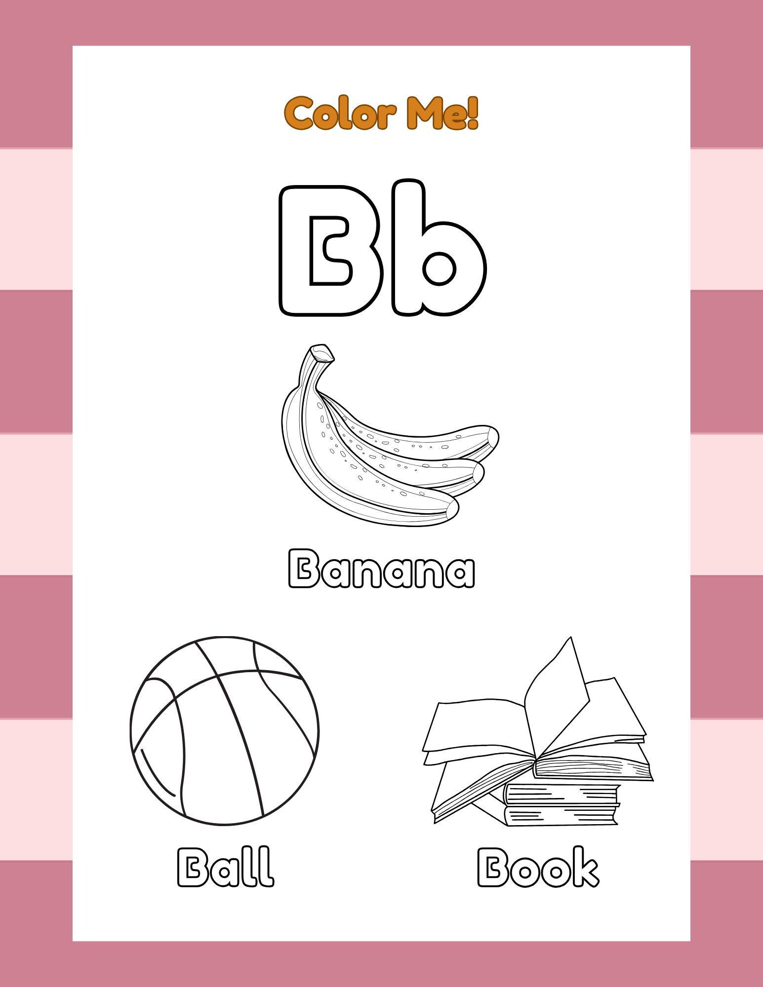 1. ABC Coloring Book, Alphabet Coloring Pages, Learning Activity Book ...