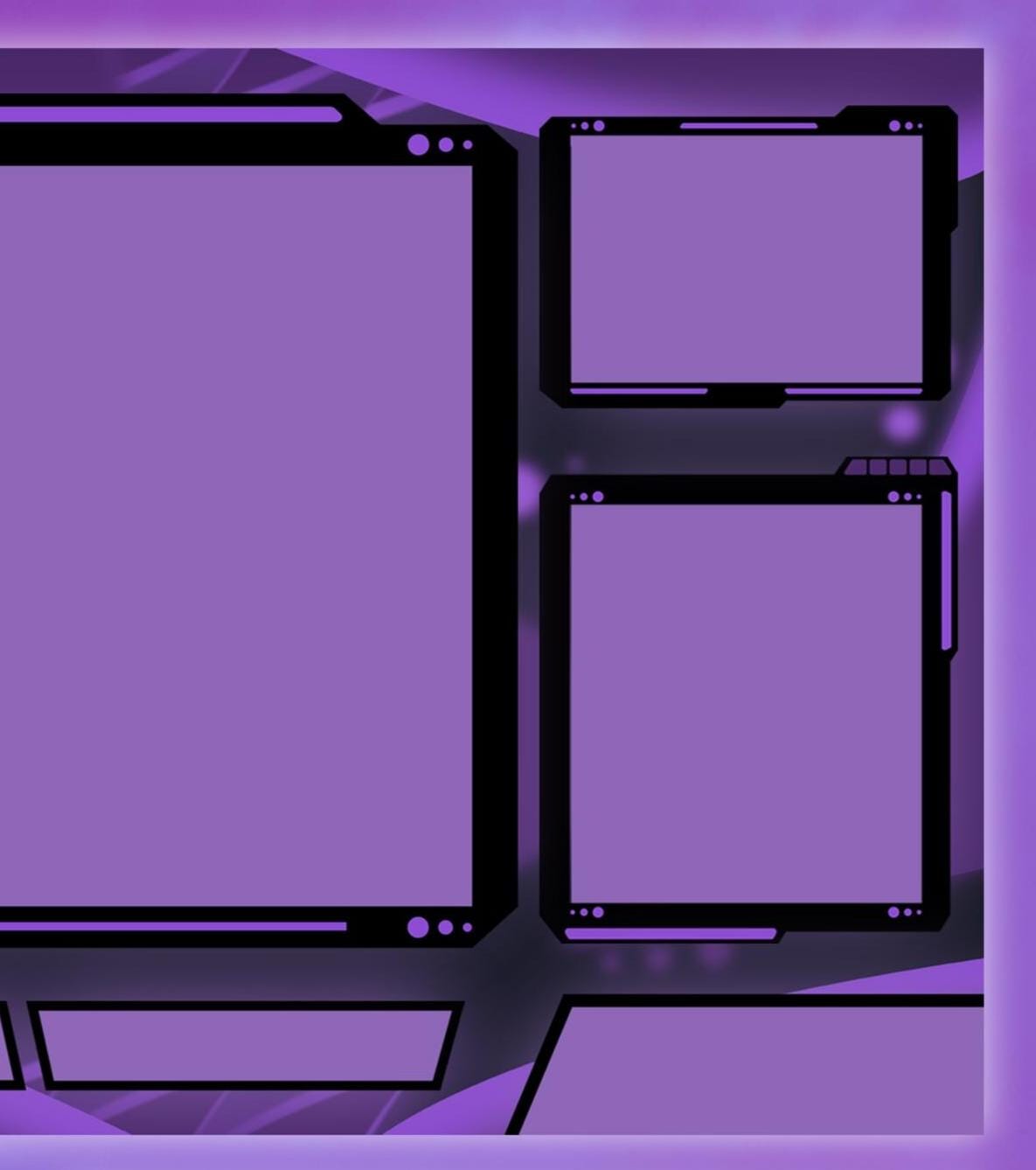 Purple Livestream Layout, Overlay for Twitch, Layout for Streamers ...