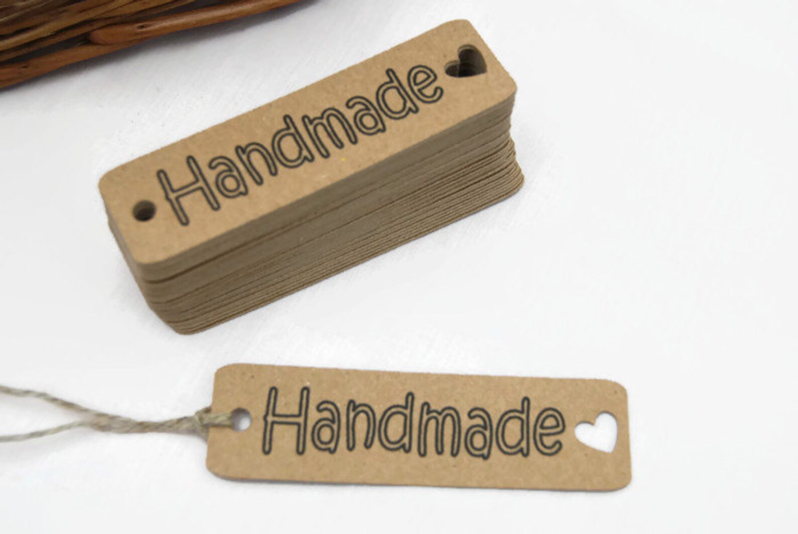 X50 'HANDMADE' Craft Labels Sewing Knitting Tags - Etsy