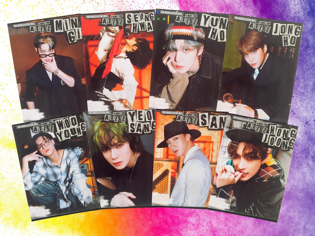 ATEEZ - the World Ep. Fin Will - Platform Version [posters] - Etsy