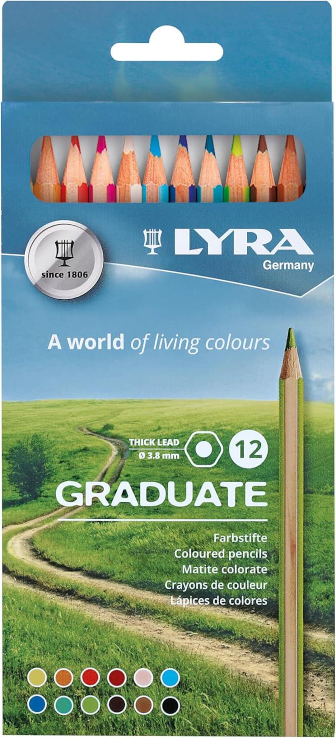 LYRA Graduate Set 12 Colours Carton Box | High Quality | Made in ...