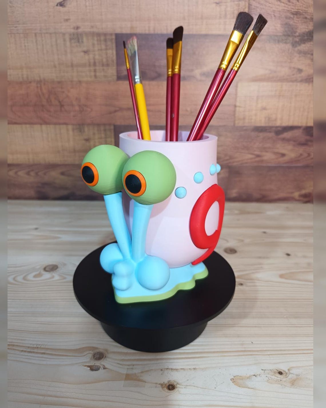 3D Printed Gary Snail Pen Holder: Spongebob Desk Organizer - Etsy