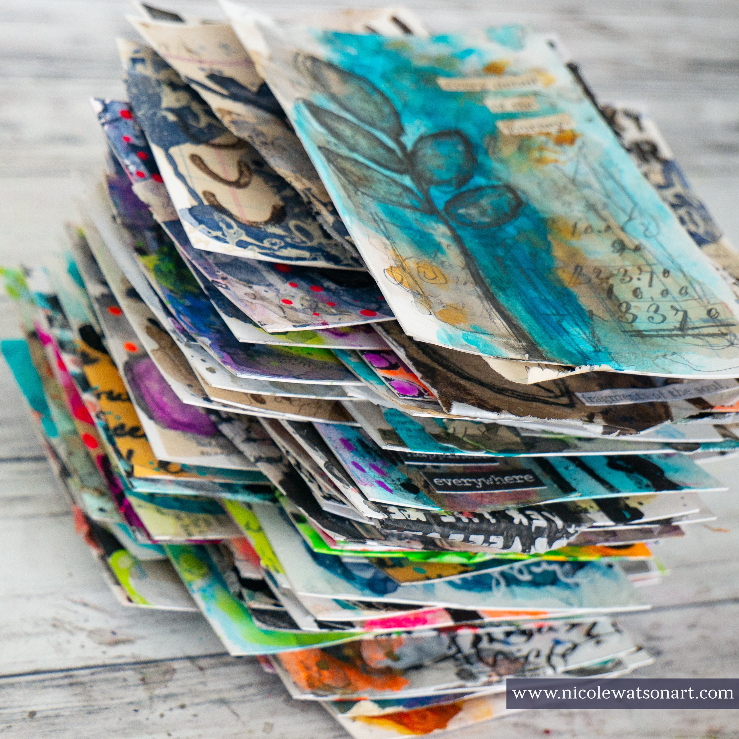 ICAD 2021 31/61 Nicole Watson Art Original Artwork, Mixed Media Index ...