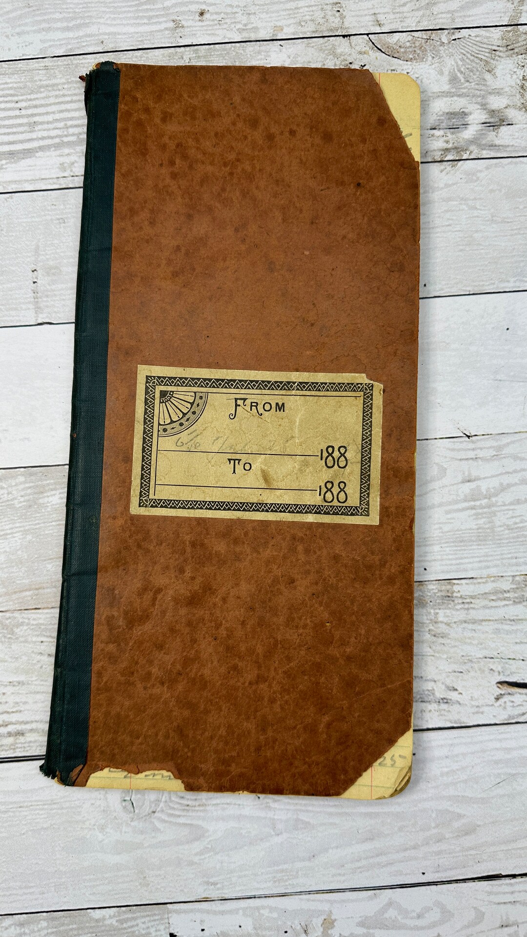 1888 Ledger Notebook Antique, Old, Vintage - Etsy