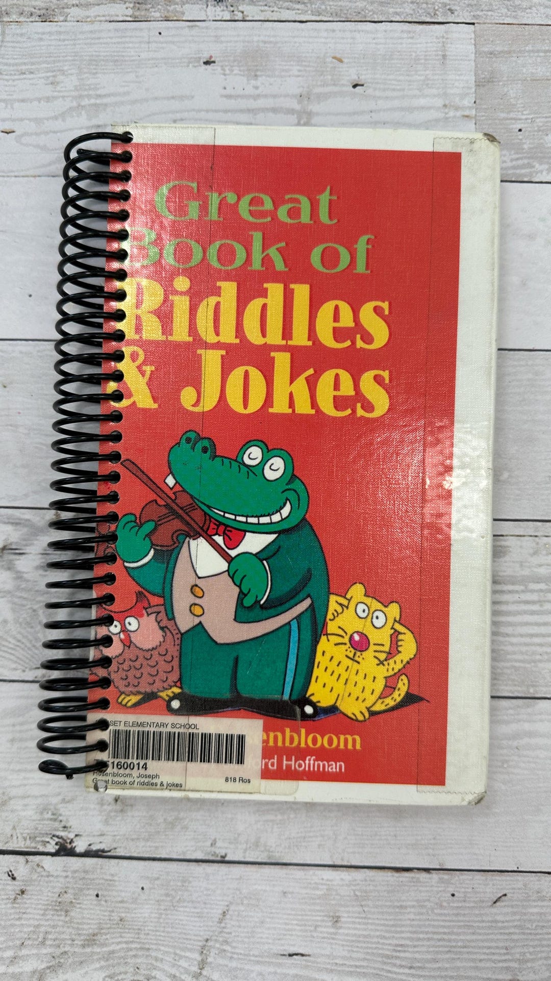 Vintage Book Art Journal - Junk Journal - Great Book of Riddles and ...