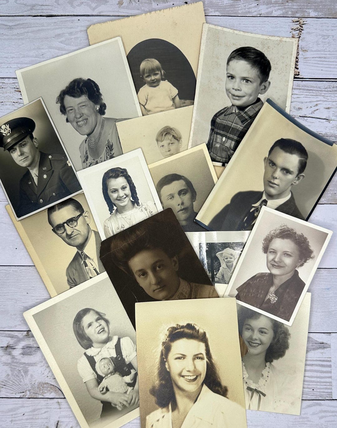 15 Vintage Headshot Photos: Sepia & B/W School Portraits - Black and ...