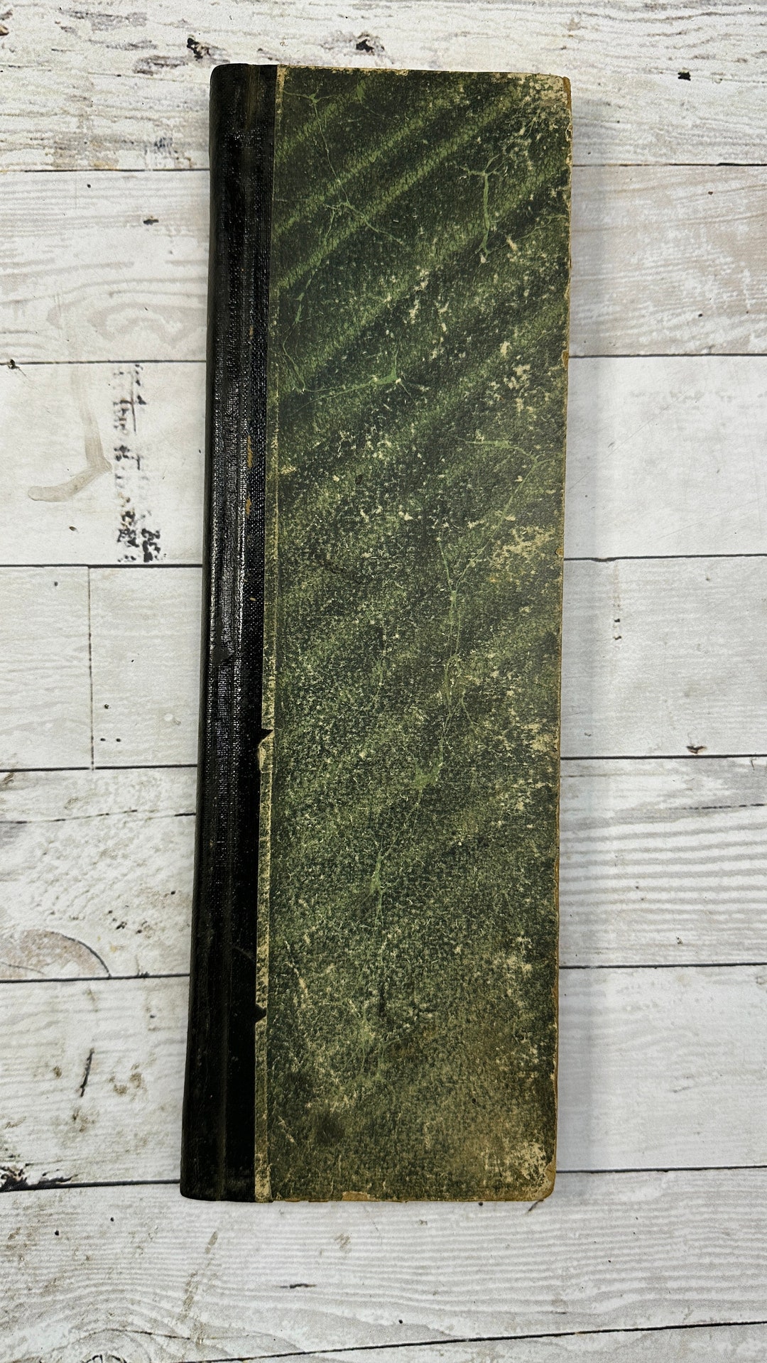 1861 Ledger - Unique Size, Full of Writing Antique, Old, Vintage - Etsy