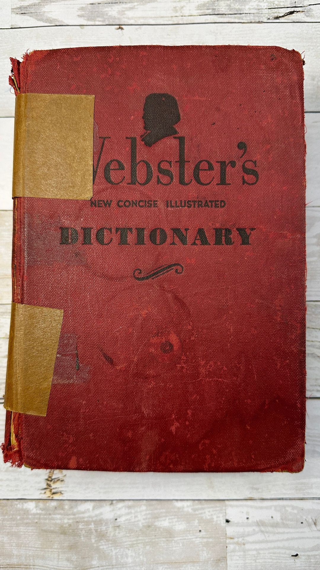1940 Webster's New Concise Illustrated Dictionary Vintage Book - Etsy