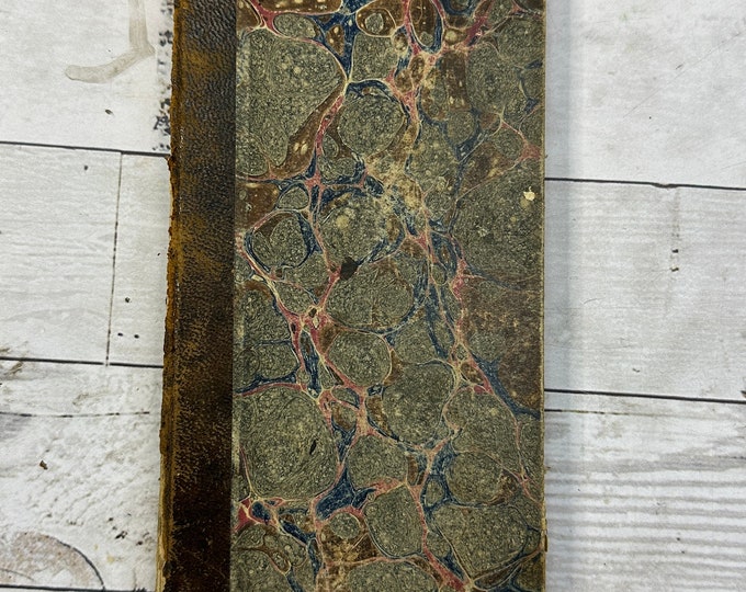 1859 Ledger - Unique Size, Full of Writing Antique, Old, Vintage - Etsy