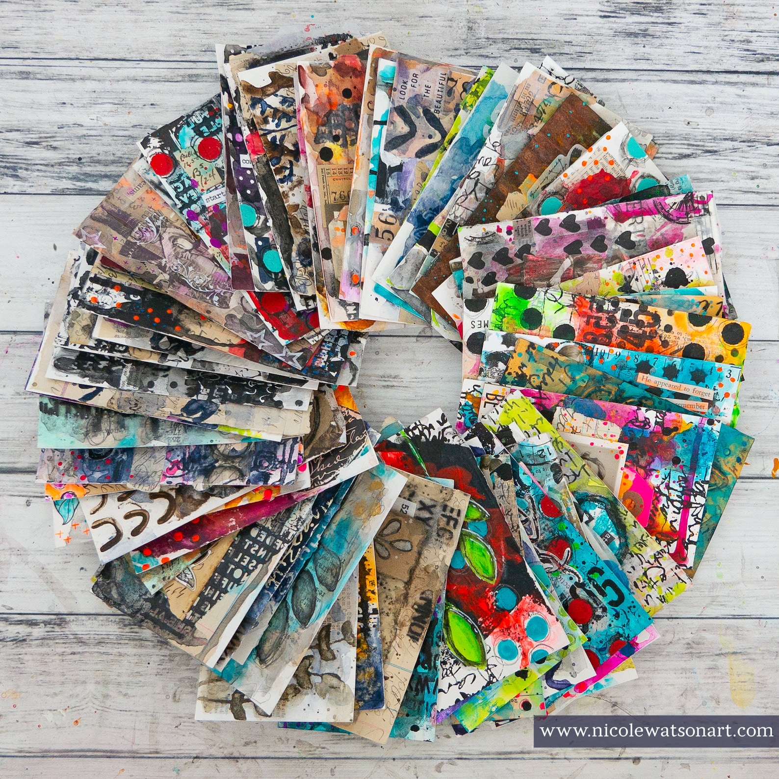 ICAD 2021 31/61 Nicole Watson Art Original Artwork, Mixed Media Index ...