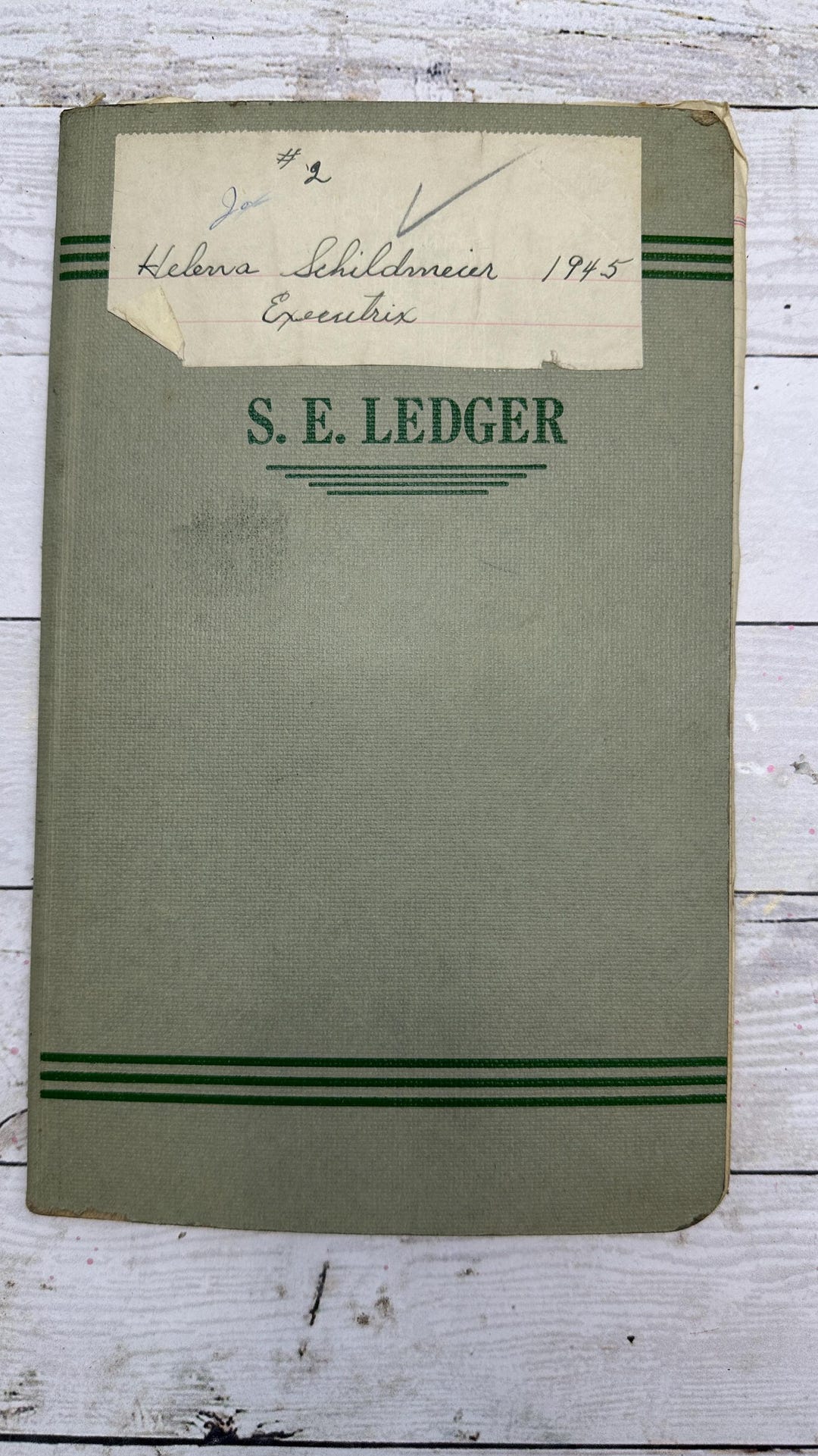 1945 S.E. Ledger - Antique, Old, Vintage, Handwritten, Handwriting - Etsy