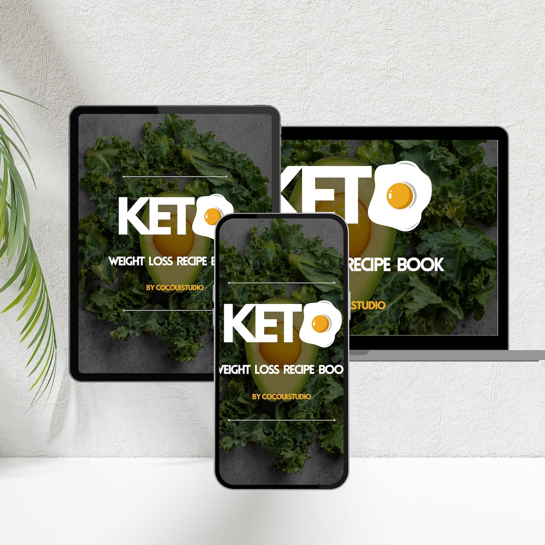 100 Keto Recipes Printable PDF Low Carb Recipe Book for Weight Loss ...