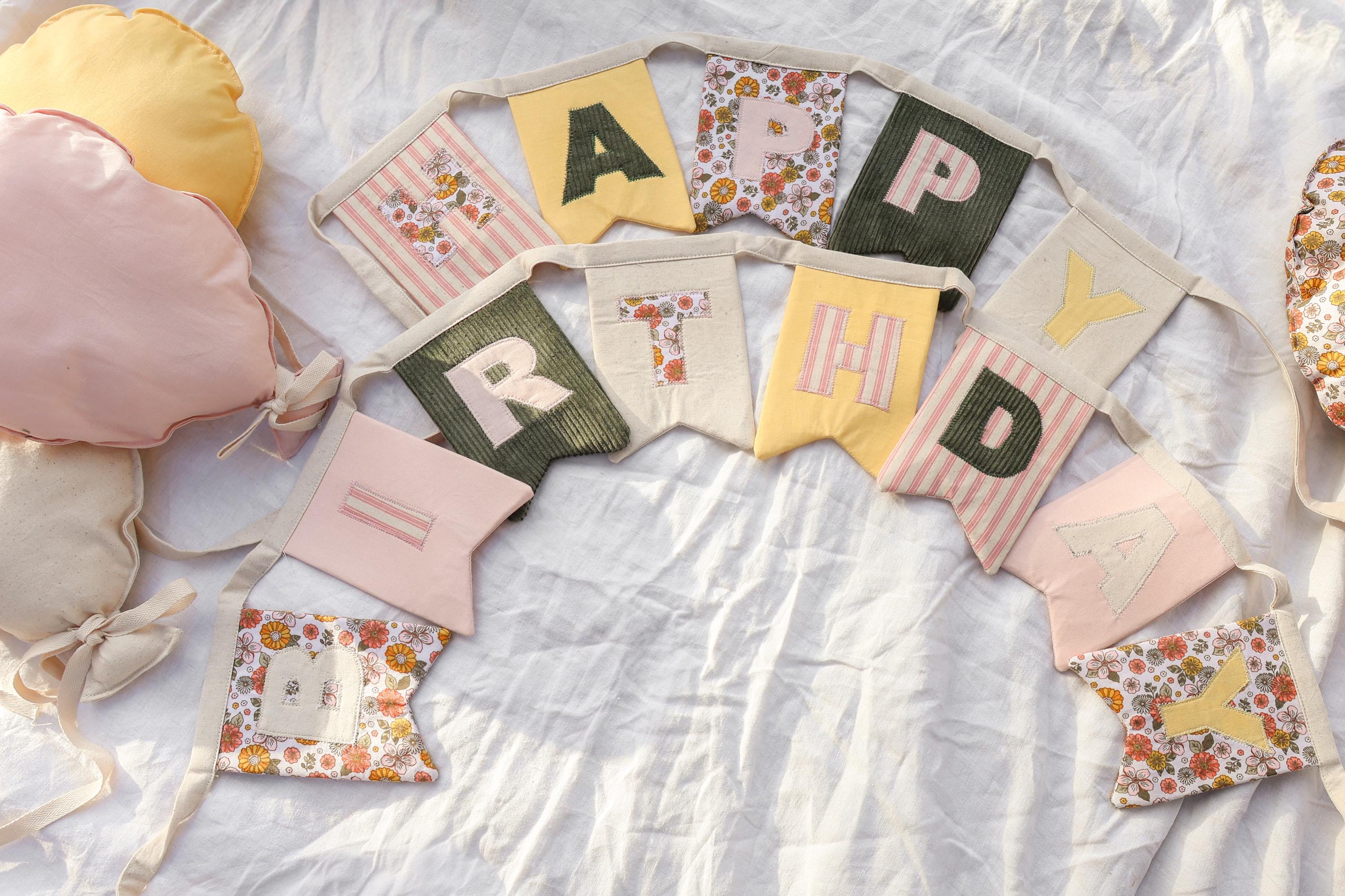 Alphabet Bunting PDF Sewing Pattern - Etsy