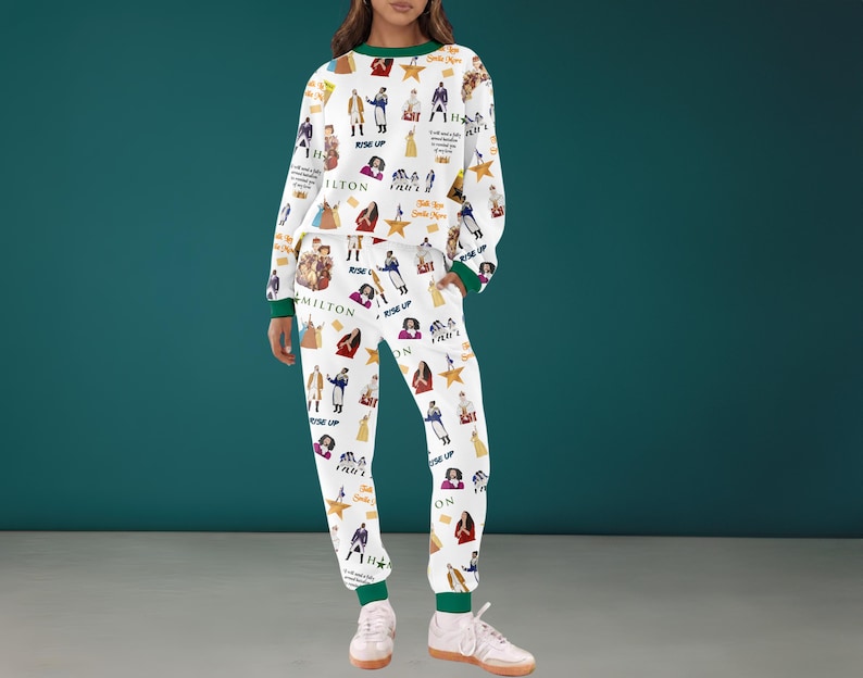 Hamilton Musical Pajamas Set for Women and Kids, Broadway Inspired ...