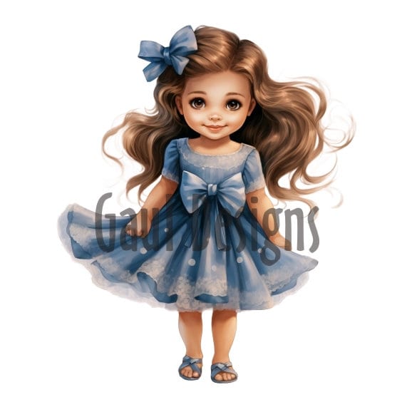 Dolls Clipart, Dolls Png, Transparent Background, Comercial Use, Dolls ...