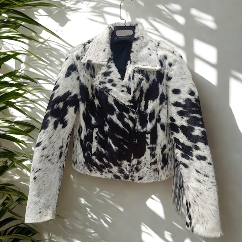 Womens Cowhidejacket - Etsy UK