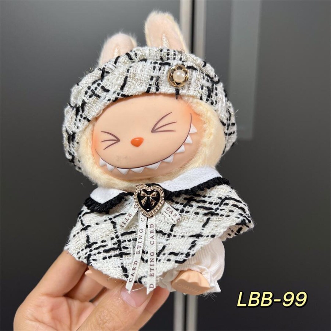 La Bubu Macaron Outfits - Pastel Labubu Doll Fashion for BJD & Plush ...