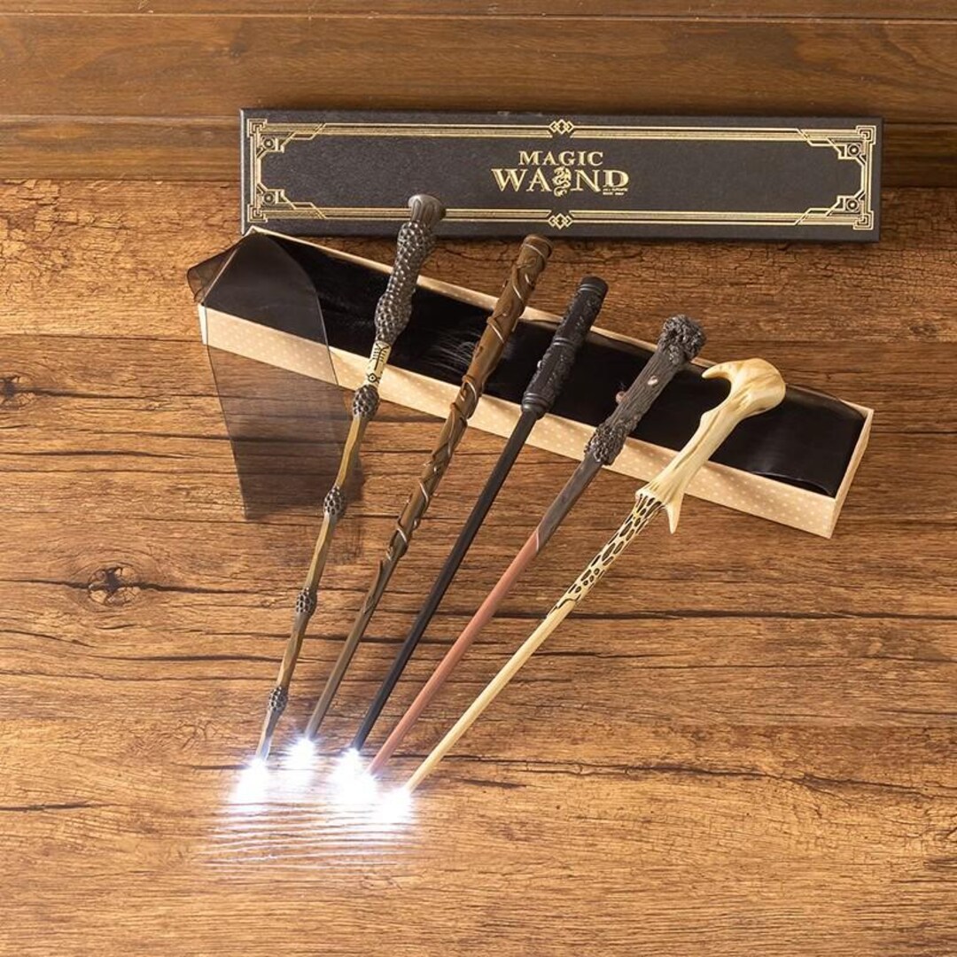 Wizarding World Flaming Wand - Hermione & Snape Resin Staff With ...