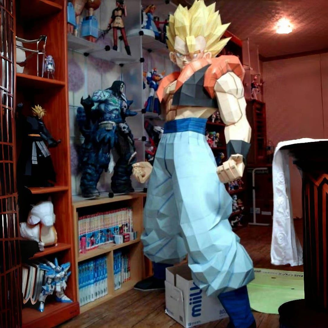 Dragon Ball Z Heroes Papercraft - Vegeta Blue & Ultra Instinct Goku 3D ...