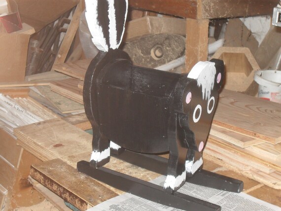 Rocking Skunk Planter Box - Etsy
