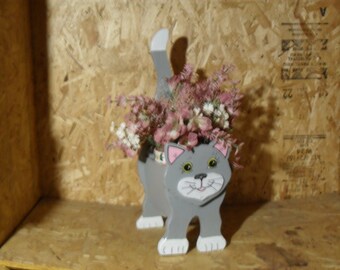 Snowball Cat Planter Box - Etsy