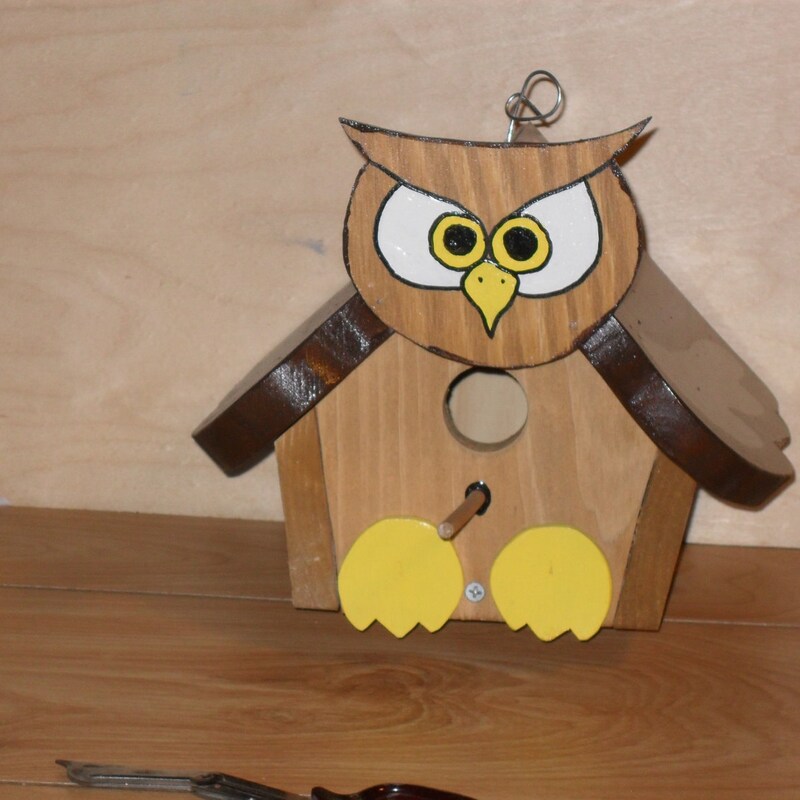 Owl Birdhouse - Etsy