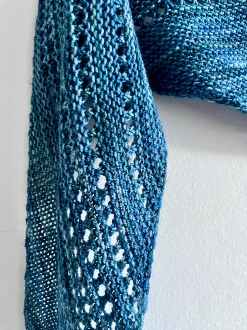 Fibonacci Shawl Knitting Pattern – Asymmetrical Triangle Lace Scarf ...