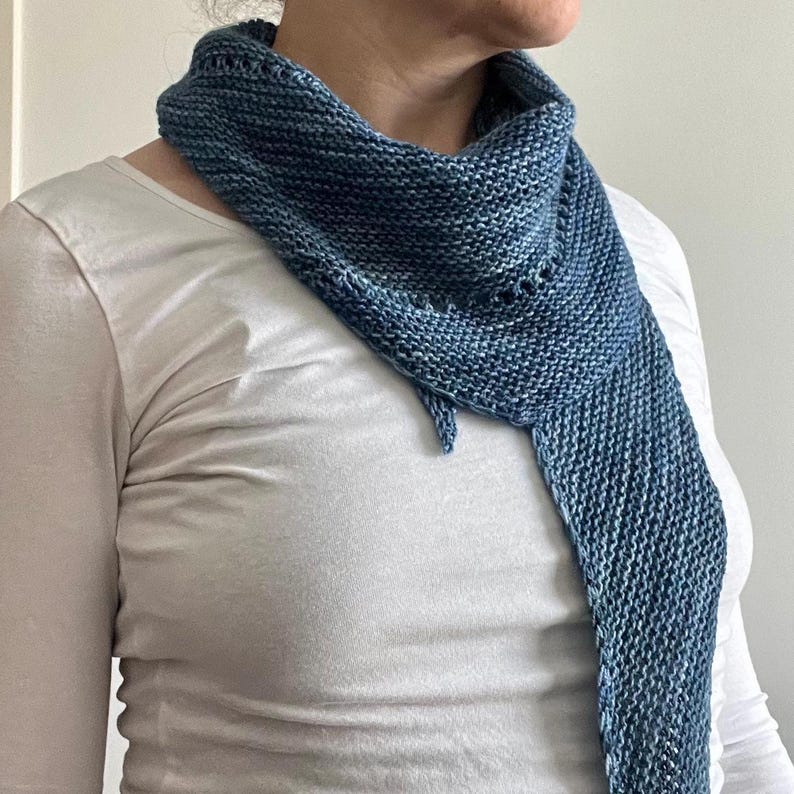 Fibonacci Shawl Knitting Pattern – Asymmetrical Triangle Lace Scarf ...