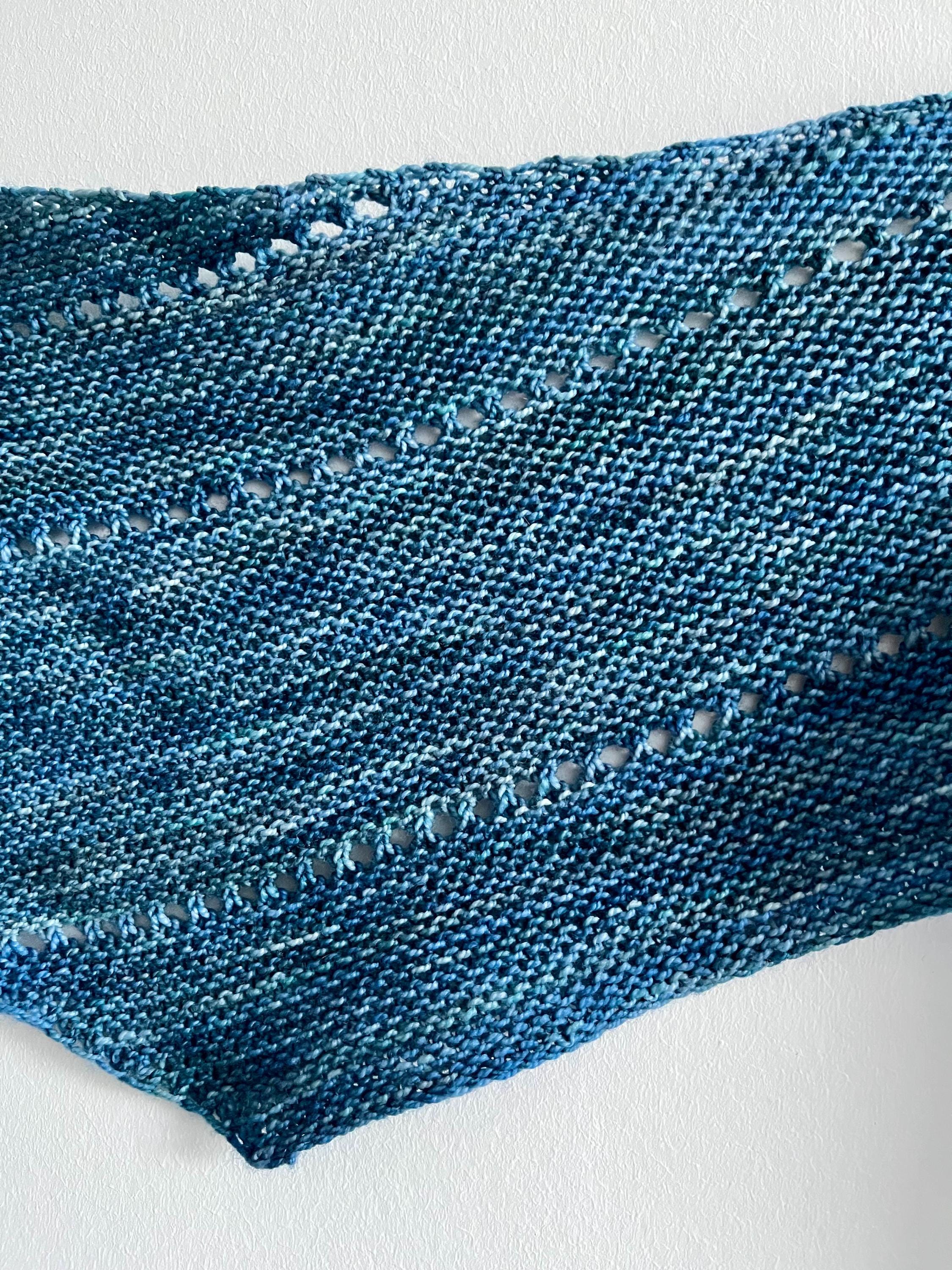 Fibonacci Shawl Knitting Pattern – Asymmetrical Triangle Lace Scarf ...